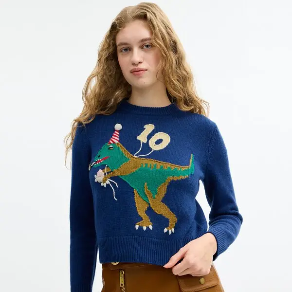 COACH Rexy 10th Birthday Crewneck Sweater