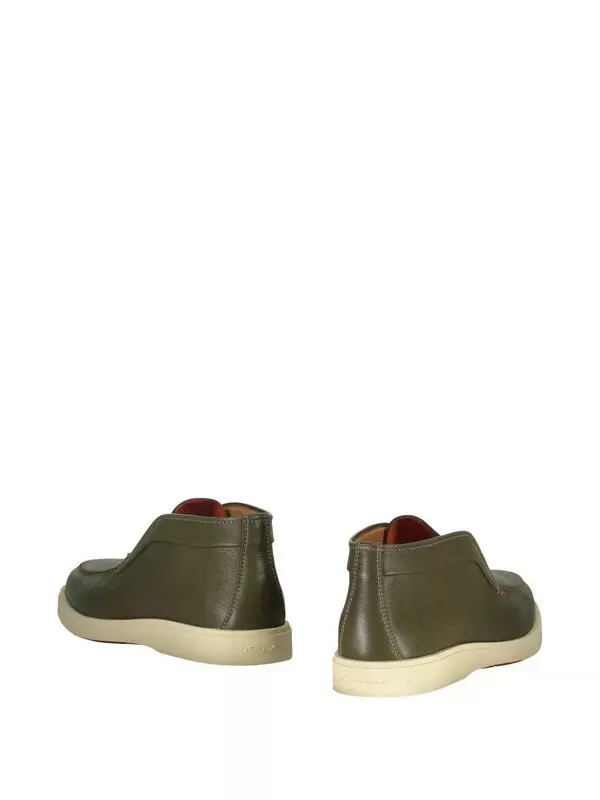 Santoni Leather Ankle Boots