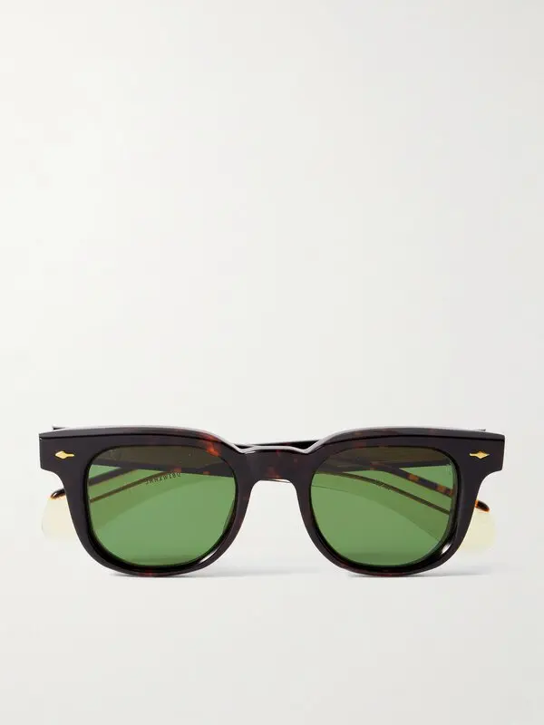 JACQUES MARIE MAGE Jax D-frame Acetate Sunglasses - Tortoiseshell