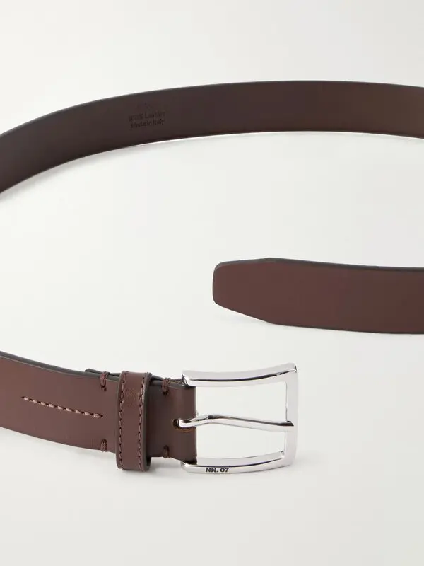 Nn07 Leather Belt - Brown
