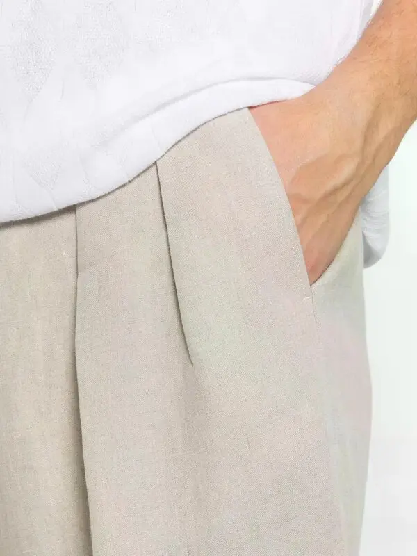 BRIGLIA 1949 Pleated Detail Shorts