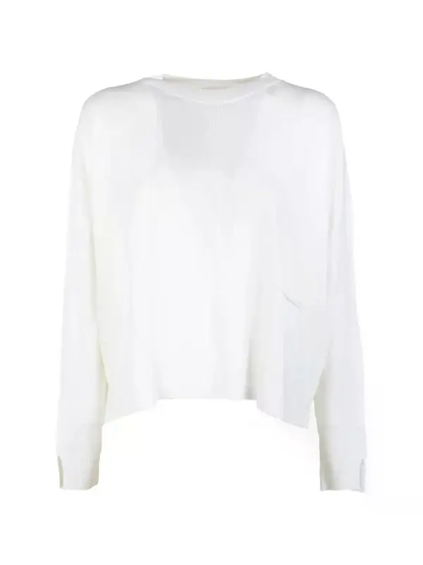 CINQUE Long-sleeved Sweater - White