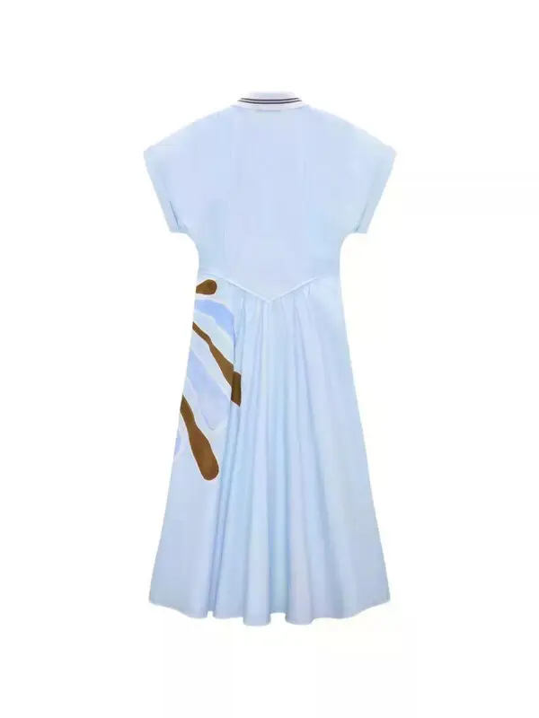 Dorothee Schumacher Floral Power Polo-collar Dress