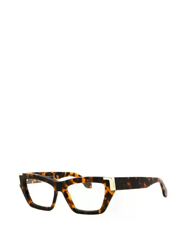 Palm Angels Tortoiseshell-effect Cat-eye Glasses - Brown