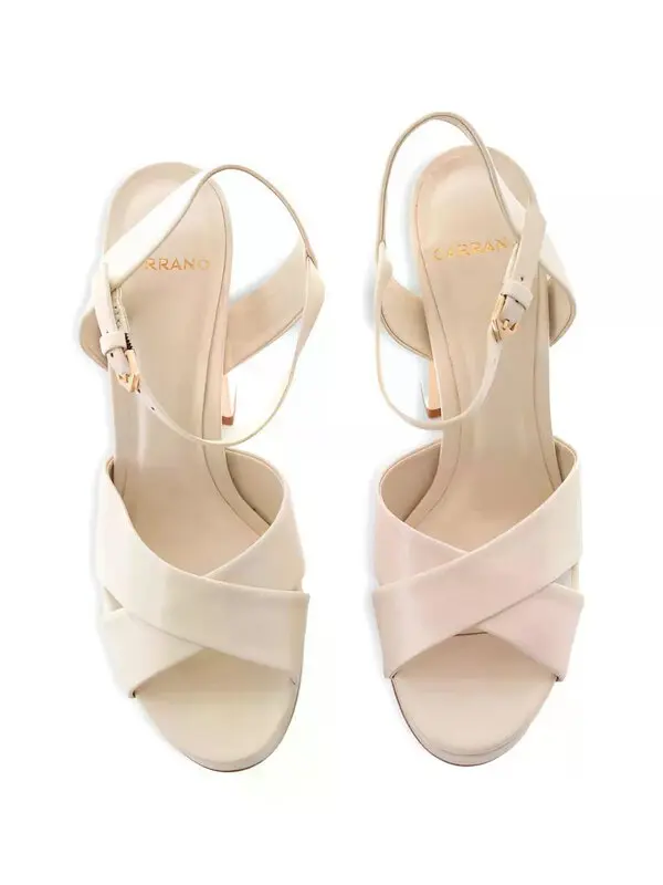 ANDREA CARRANO Crossover-strap Platform Sandals