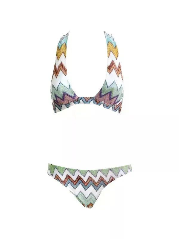 Missoni Zigzag-knit Bikini