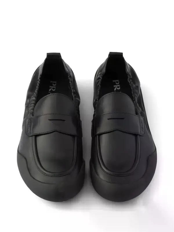 Prada Speedrock Leather Loafers