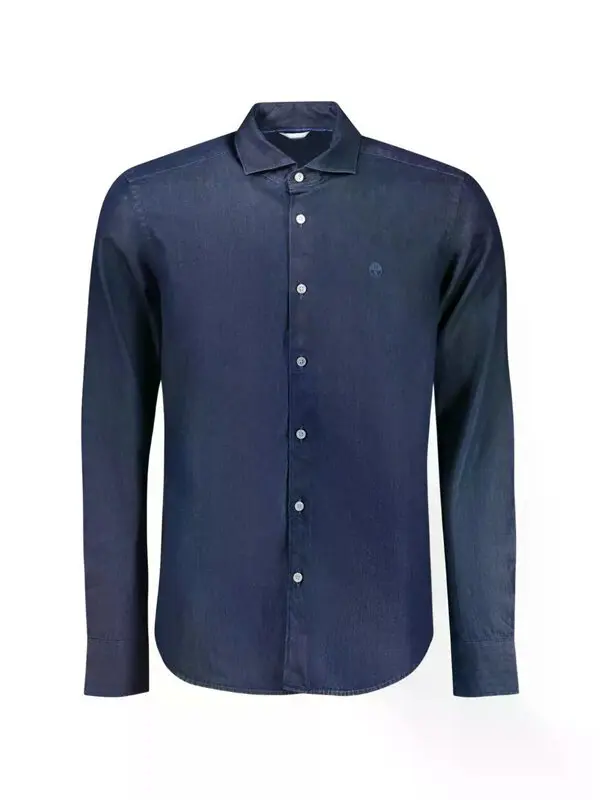 NORTH SAILS Embroidered-logo Denim Shirt - Blue