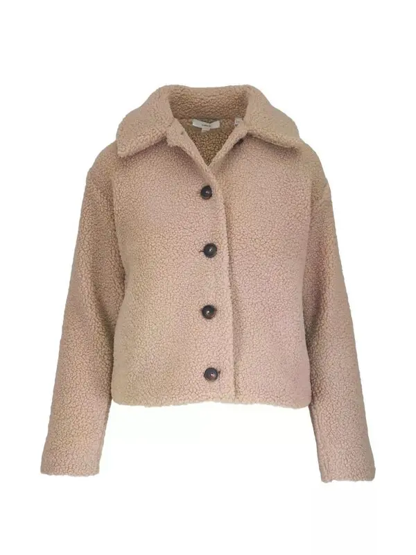 Vince Sherpa Collared Jacket - Neutrals