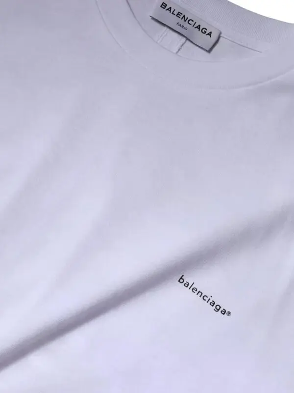 Balenciaga Logo-embroidered T-shirt