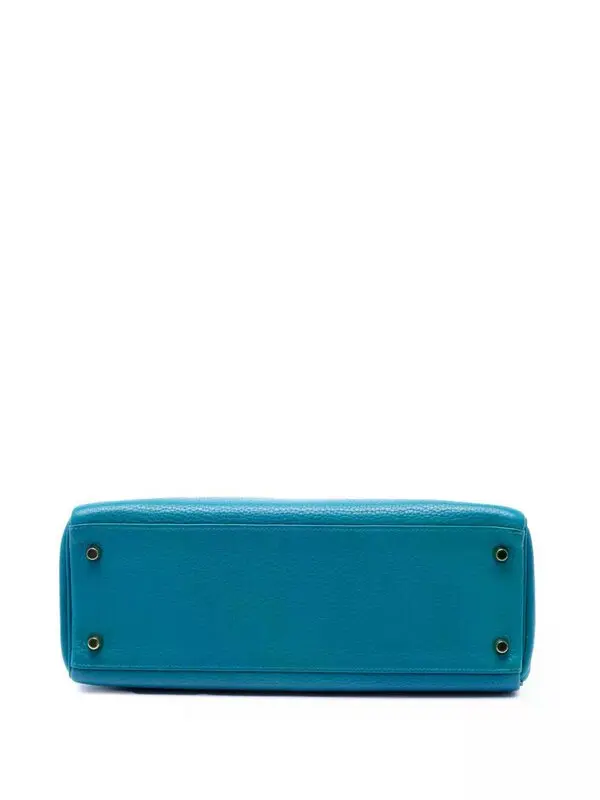 Hermès Clemence Kelly Ii Retourne 32 Satchel - Blue