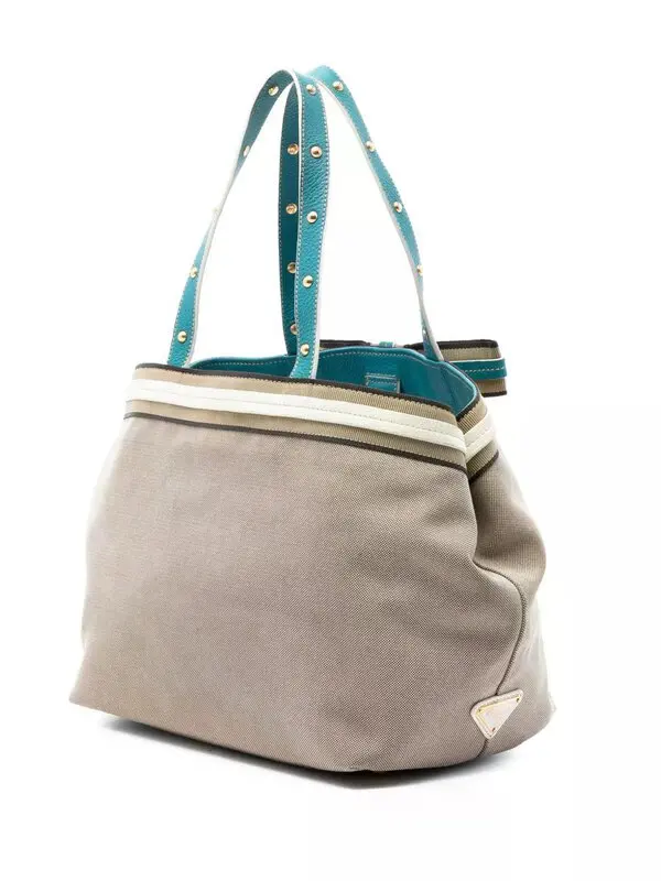 Prada Canapa Logo Tote Bag