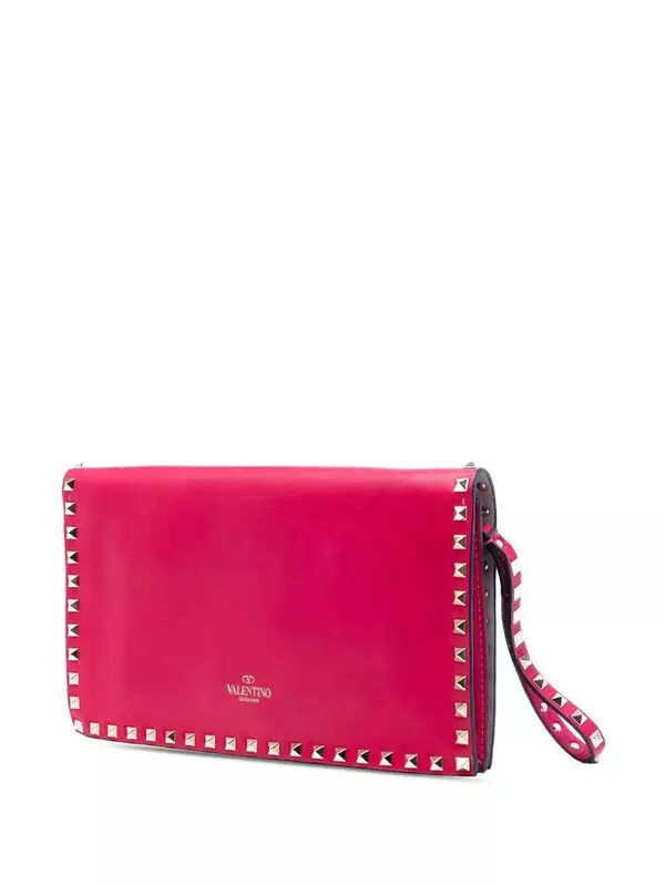 Valentino Garavani Rockstud Leather Clutch