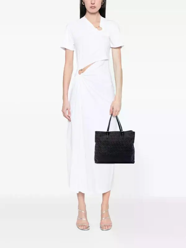 Fendi Zucchino Canvas Tote Bag