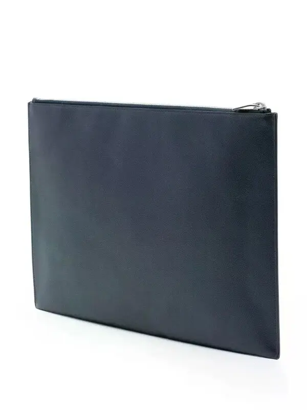 Saint Laurent Grain De Poudre Zip Document Holder Clutch Bag