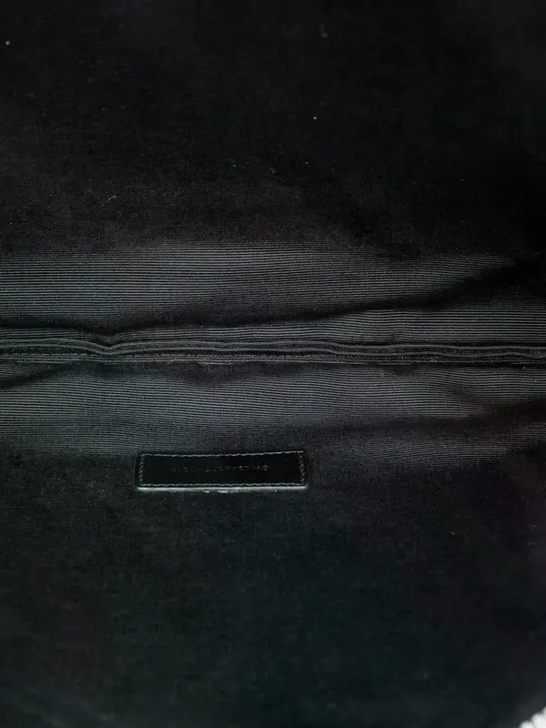 Saint Laurent Grain De Poudre Zip Document Holder Clutch Bag