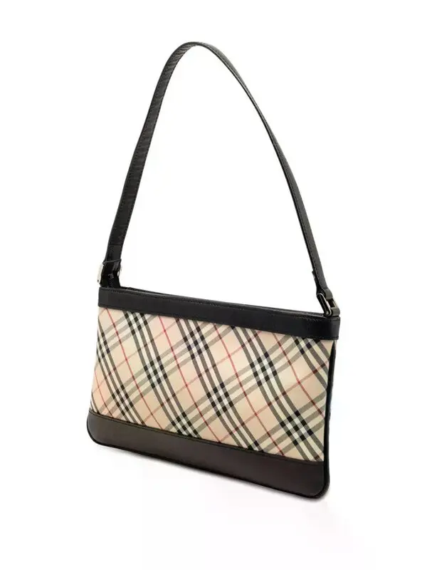 Burberry Nova Check Canvas Shoulder Bag