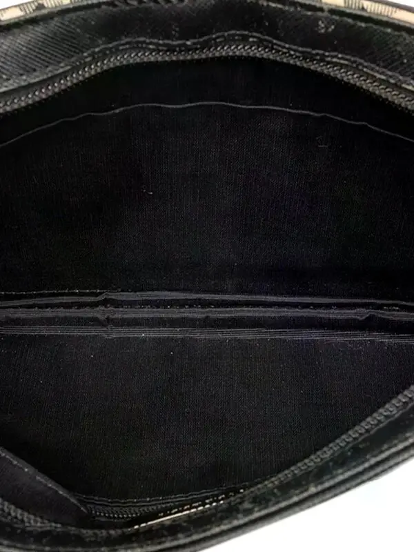 Burberry Nova Check Canvas Shoulder Bag