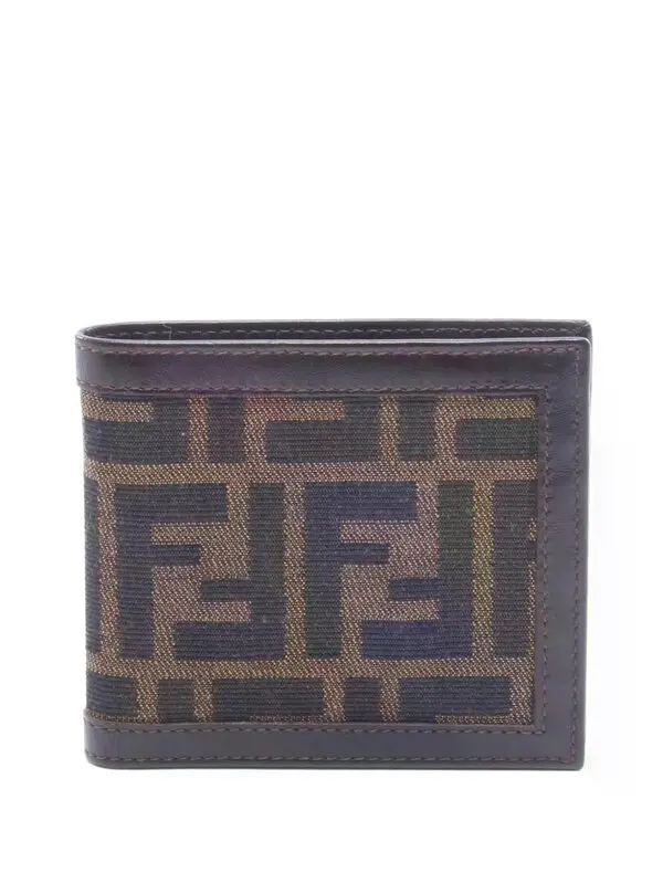 Fendi 2000-2010 Zucca Bifold Wallet Small Wallets
