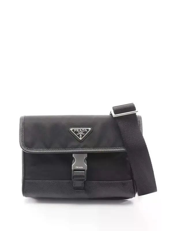Prada Tessuto Crossbody Bag - Black