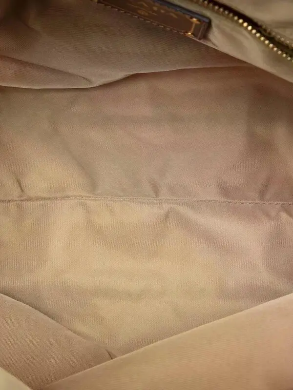 Prada Saffiano Trimmed Tessuto Open Tote Bag