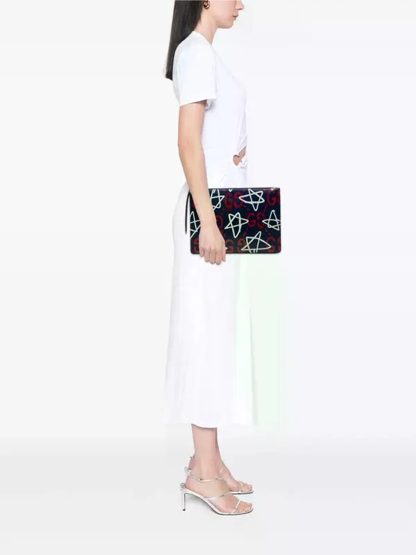 Gucci Calfskin Ghost Clutch Bag