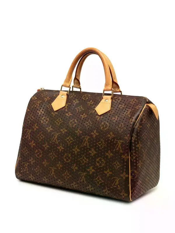 LOUIS VUITTON Monogram Perforated Speedy 30 Boston Bag
