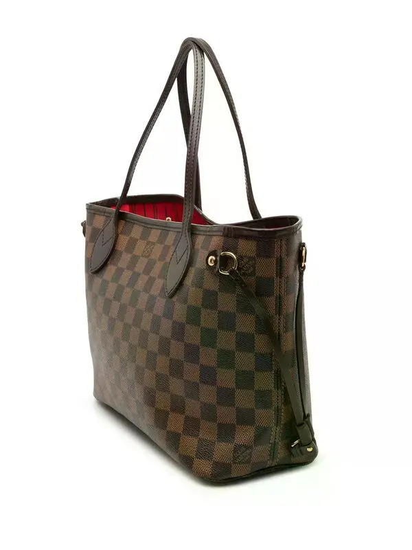 LOUIS VUITTON Damier Ebene Neverfull Pm Tote Bag