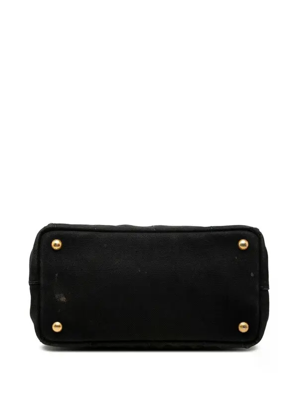 Prada Small Canvas Canapa Logo Satchel