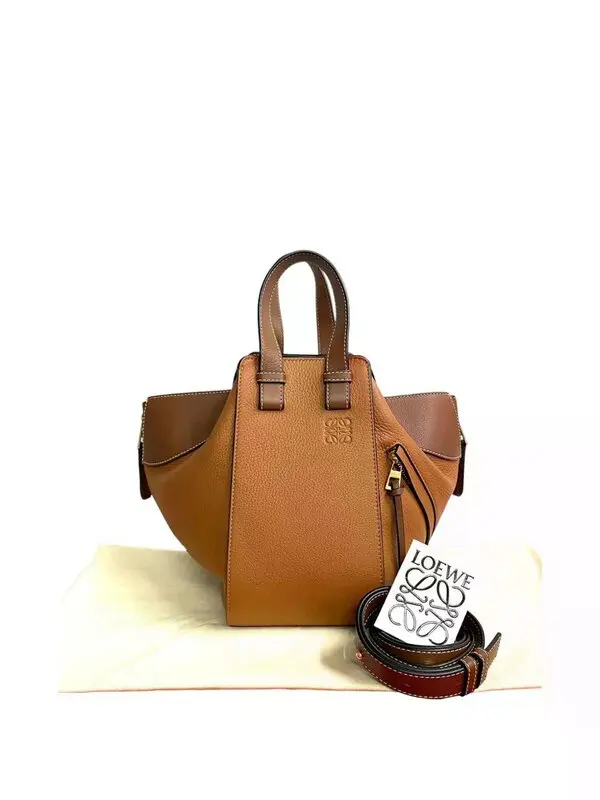 Loewe Bicolor Leather Hammock Satchel