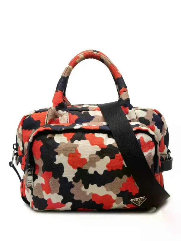 Prada Camouflage Cordura Satchel