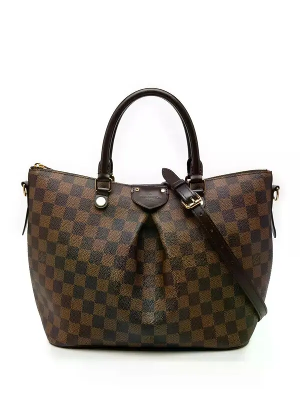 LOUIS VUITTON Damier Ebene Siena Mm Satchel