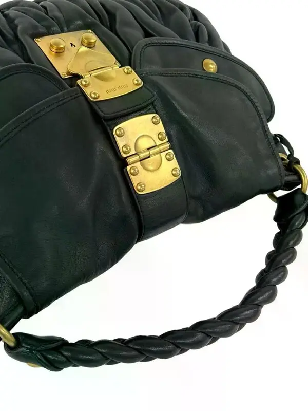 Miu Miu Matelassé Nappa Coffer Satchel