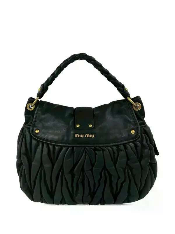 Miu Miu Matelassé Nappa Coffer Satchel