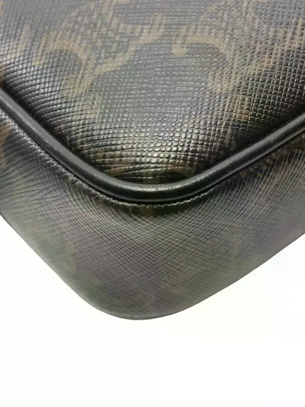 Celine Medium Triomphe Coated Canvas Logo Crossbody Bag