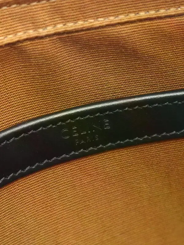 Celine Medium Triomphe Coated Canvas Logo Crossbody Bag