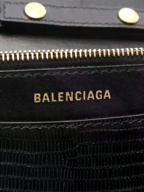 Balenciaga B. Dot Chain Shoulder Bag - Black