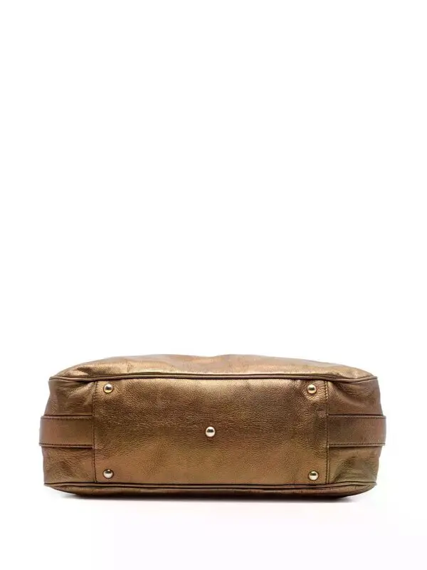 Saint Laurent Metallic Calfskin Muse Satchel