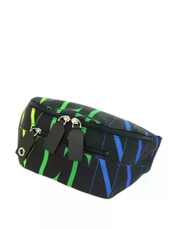 Valentino Garavani Nylon Vltn Belt Bag - Black