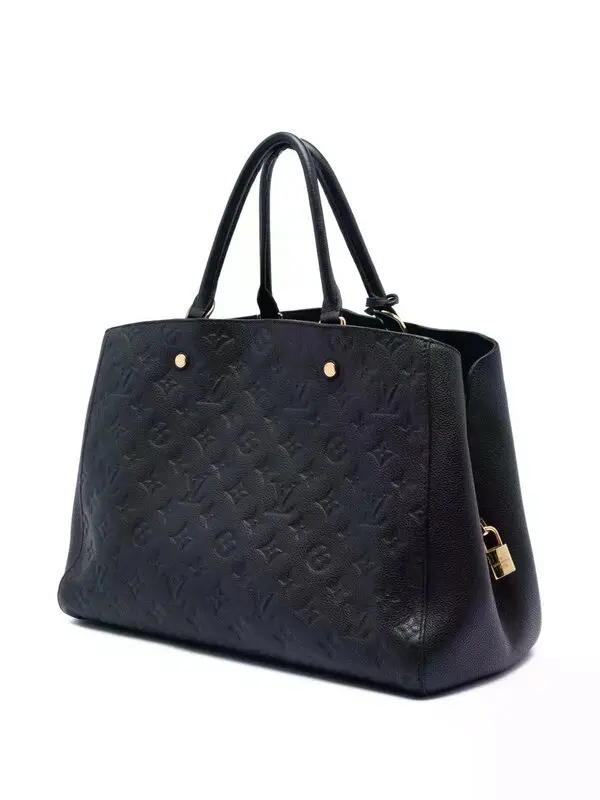 LOUIS VUITTON Monogram Empreinte Montaigne Gm Satchel
