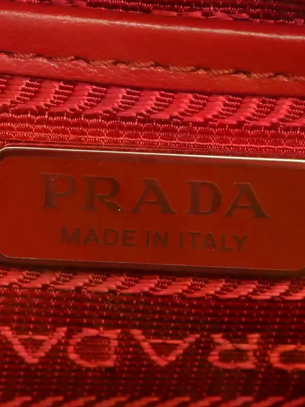Prada Diagramme Leather Backpack