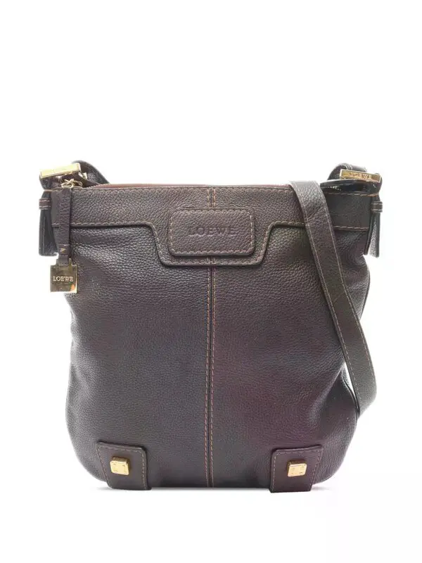 Loewe Leather Crossbody Bag - Brown