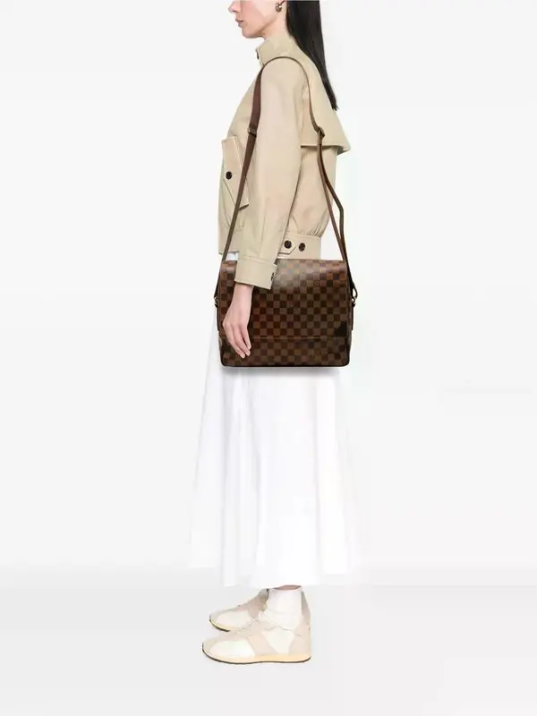 LOUIS VUITTON Damier Ebene Shelton Mm Crossbody Bag