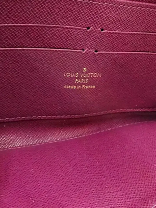 LOUIS VUITTON 2015 Monogram Totem Zippy Wallet Long Wallets