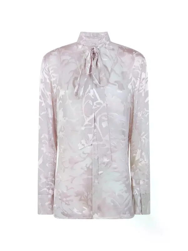 ANN DEMEULEMEESTER Tie-fastening Shirt - Pink