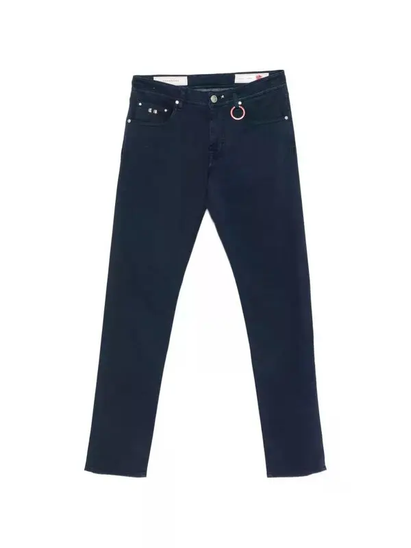 TRAMAROSSA Michelangelo Logo-plaque Jeans - Blue