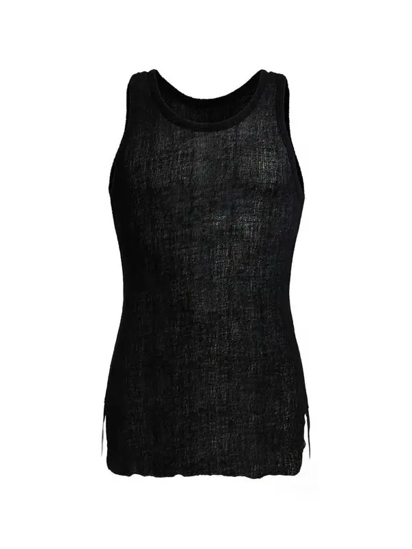 ANN DEMEULEMEESTER Ribbed Tank Top