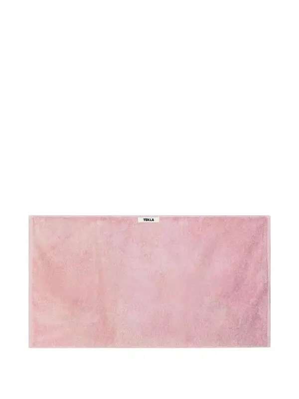 TEKLA Logo-patch Hand Towels - Pink