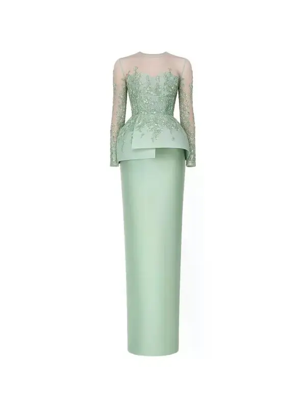 RAMI AL ALI Embellished Maxi Dress - Green