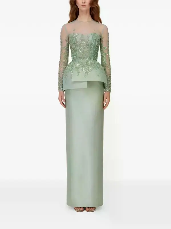 RAMI AL ALI Embellished Maxi Dress
